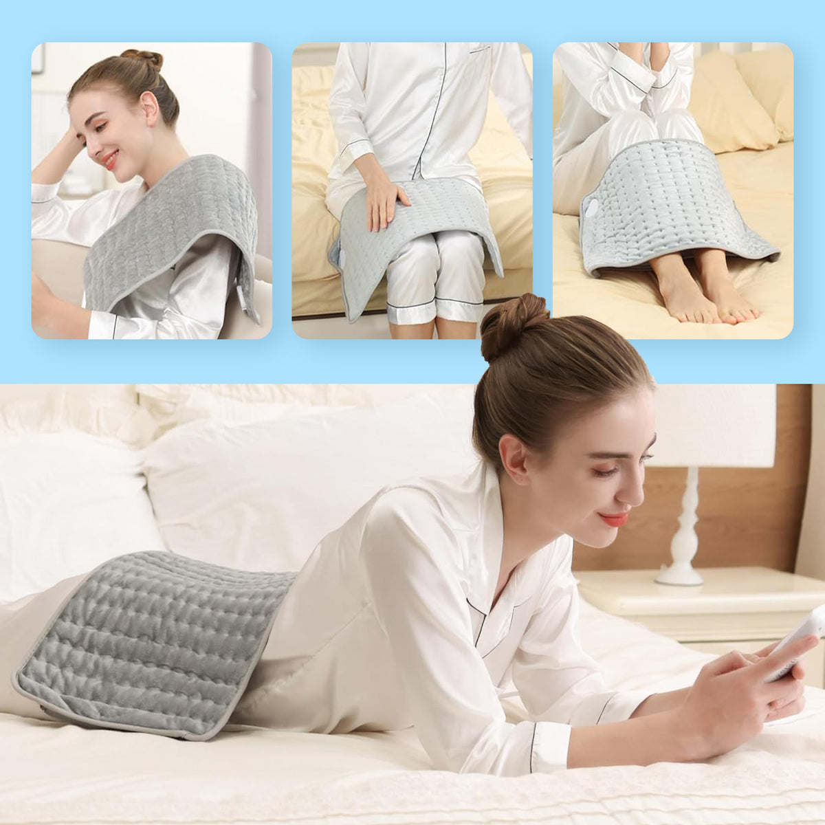 Electric Heating Therapy Pad for Back Pain | Pain Relief AU